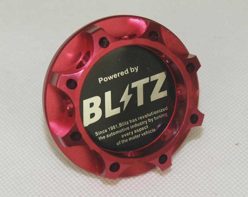 Sell BLITZ Engine Oil Fuel Filler Cap Cover Red For SUBURA Forester ...
