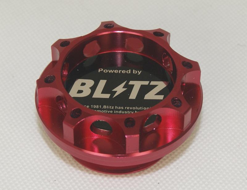 Sell BLITZ Engine Oil Fuel Filler Cap Cover Red For SUBURA Forester ...