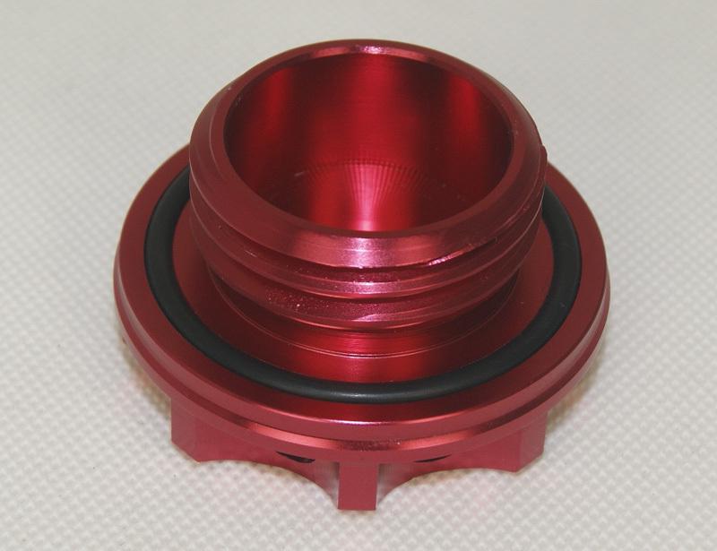 Sell BLITZ Engine Oil Fuel Filler Cap Cover Red For SUBURA Forester ...