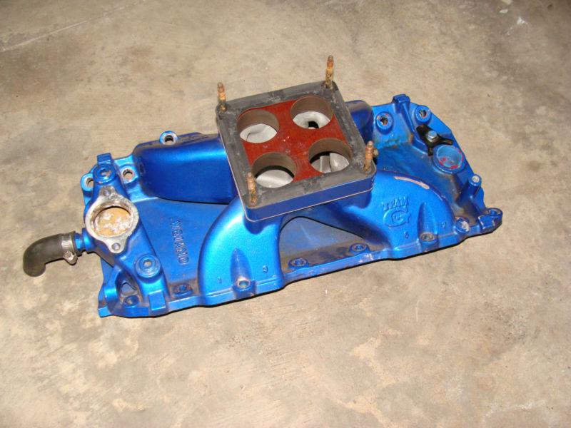 Sell Weiand Team G Big Block Chevy Intake (7540) DOMINATOR FLANGE BBC ...