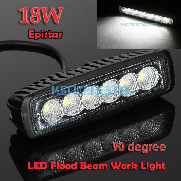 Buy 18W LED Flood Beam Work Light Offroad 12V 24V Truck SUV Jeep Boat 4WD Lamp Van in china, CN ...