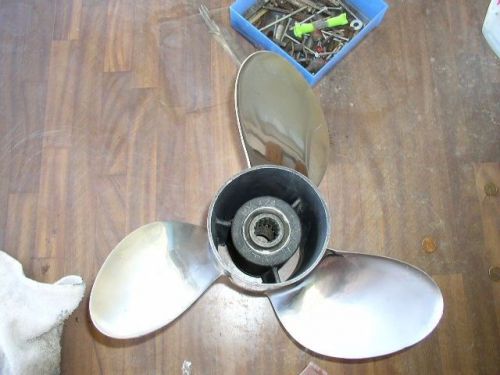 Buy Evinrude Johnson OMC Raker Stainless Steel Boat Prop Propeller 14 1 ...