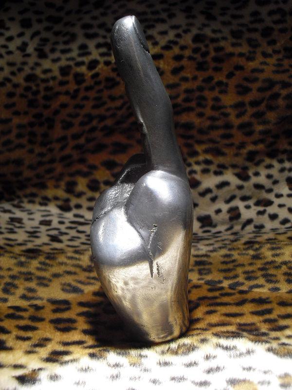 Buy MIDDLE FINGER ALUMINUM SHIFT KNOB hot rod rat CHOPPER BOBBER JOCKY HARLEY SCTA in Apache ...