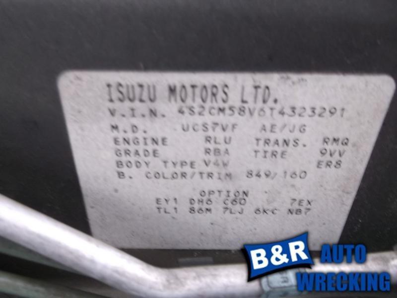 Buy CARRIER ASSEMBLY for ~ 98 99 00 01 02 ISUZU TROOPER 4078170 in ...