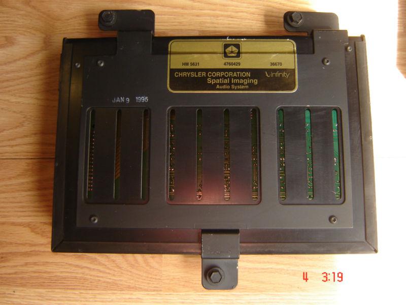 Buy Chrysler Factory OEM Infinity Premium AMP Amplifier HM5631 4760429 ...