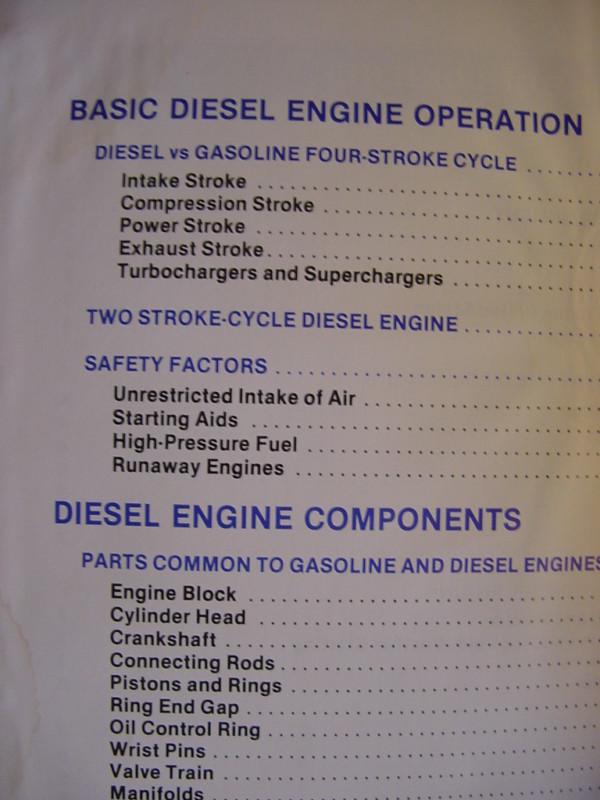 Buy Ford Basic Diesel Principles Manual Car DIESEL ENGINE basics 1982 ...