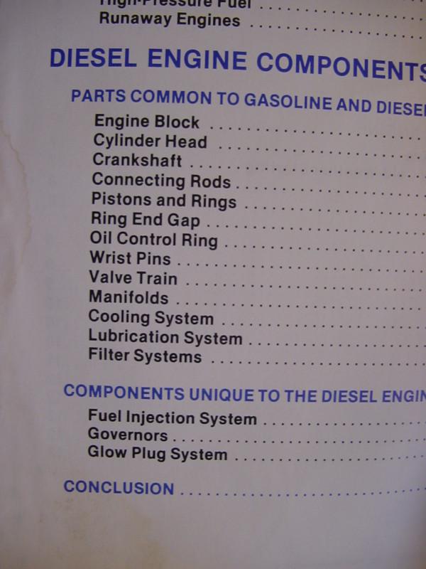 Buy Ford Basic Diesel Principles Manual Car DIESEL ENGINE basics 1982 ...