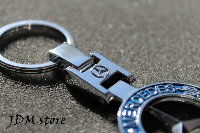 Purchase CHROME FINISH REVERSIBLE MERCEDES BENZ EMBLEM KEY CHAIN KEY ...