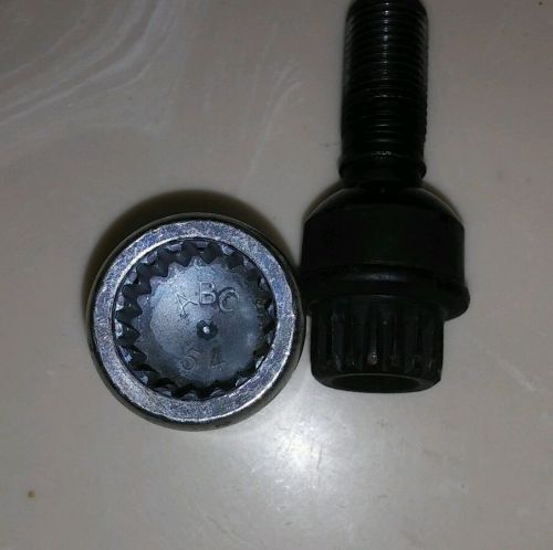 Purchase Porsche - vw - Audi wheel Lock Key "14 splines" 20 MM lock ...