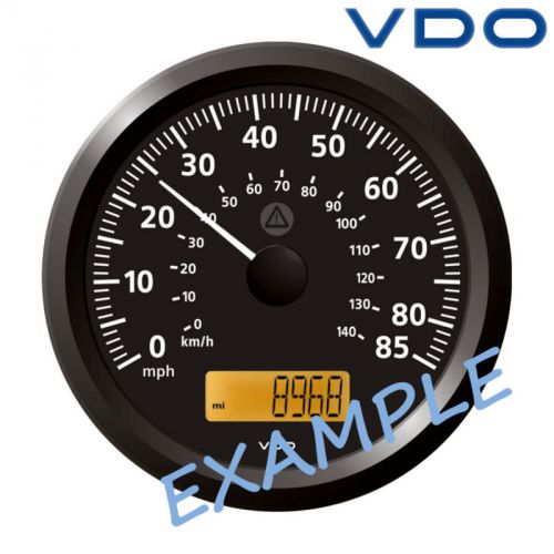 Purchase VDO Viewline Speedometer Marine Boat LCD 85mm 3" 160 mph Black ...