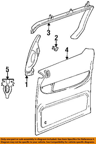 Purchase MOPAR OEM 6504014 Front Door-Door Trim Panel Retainer in ...