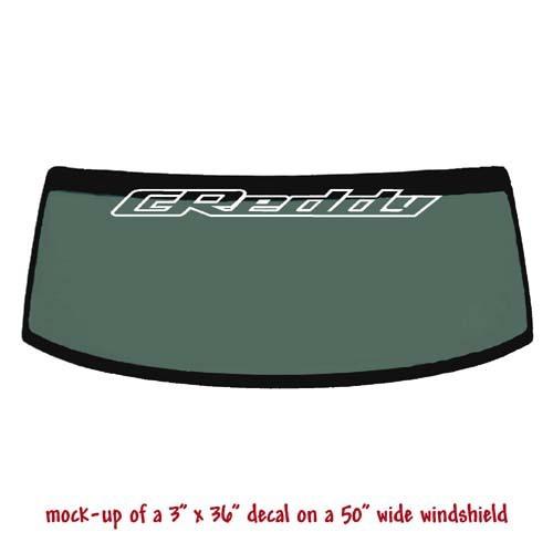 Purchase GREDDY - Windshield Banner Decal Sticker v2 in Williamstown ...