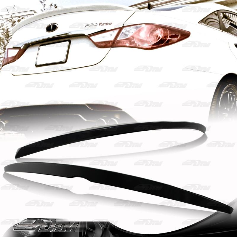 Purchase 2011-2013 Pre-painted Black ABS Plastic Rear Trunk Spoiler ...