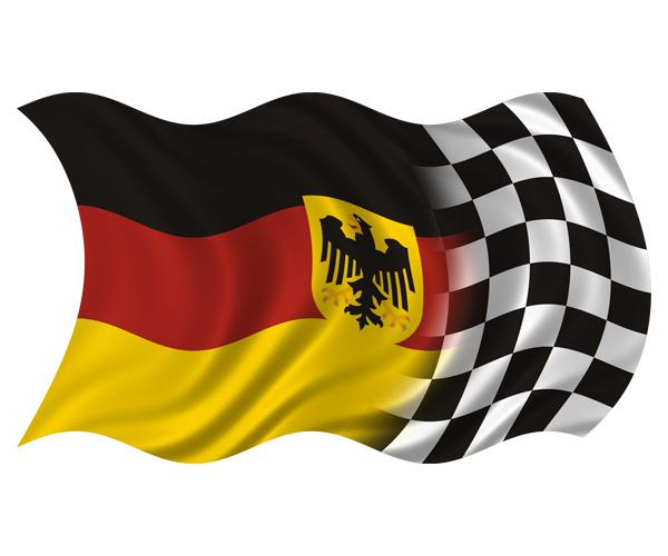 Purchase Germany Racing Flag Decal 5"x3" Eagle German Vinyl Race Car ...