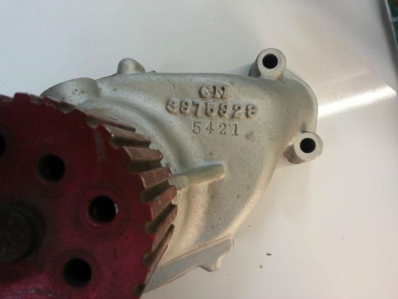 Purchase 69-12 Corvette Aluminum Water Pump 3975928 Gilmore Pulley Push ...