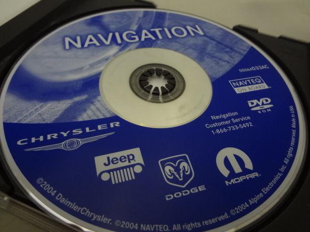 Buy JEEP CHRYSLER DODGE 05064033AC DVD NAVIGATION DISC !!! in ...