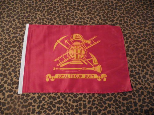 Buy 12x18 ATV safety flag FIREFIGHTER Firemen Dune flag Motorcycle new ...