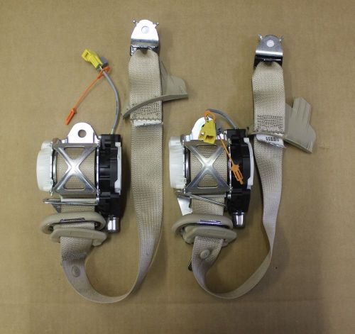 Buy LOT OF 2 GM OEM CASHMERE TAN SEAT BELT FRONT RETRACTOR BELTS TRUCK ...