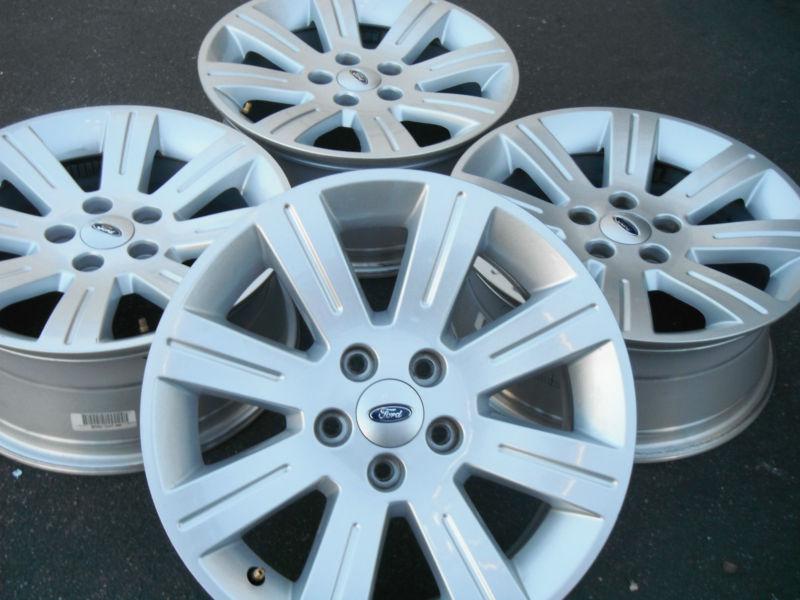 Buy 18" ford flex explorer factory silver wheels rims set 4 nice in ...