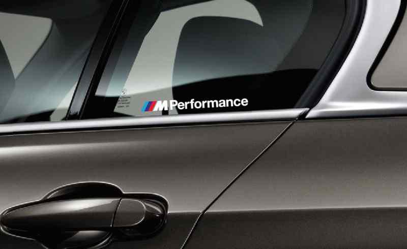 Buy BMW M Performance window White decal sticker M3 M5 DTM S14 e30 e46 ...