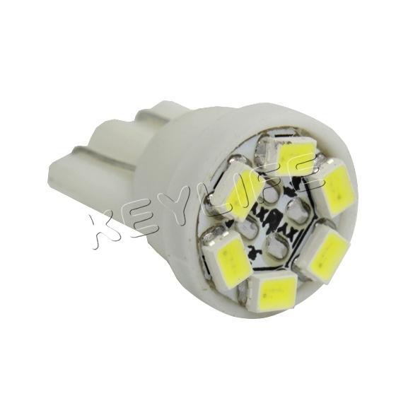 Buy Pack of 4 White PC168 Led Instrument Cluster Bulbs Twist Lock Fits ...