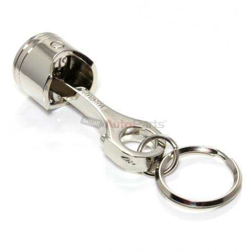 Buy Pontiac GTO Fire Flames Logo Chrome Metal Piston Key Chain ...
