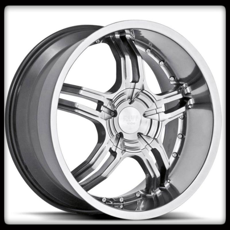 Find 20" X 8.5" & 20" X 10" RUFF RACING R930 CHROME STAGGERED SET ...