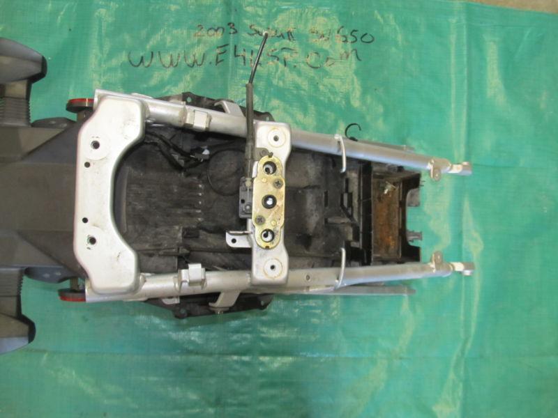 Find SV650 Subframe Rear Rail Sub tray 2005 Suzuki SV650S 05-2011 SV ...