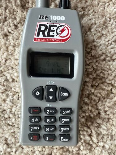 Find Racing Electronics RE 1000 Racing Scanner With 1 Headset And Clear ...