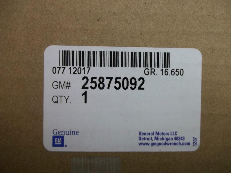 Find New Genuine GM 25875092 Front Center Floor Console Tray Insert in ...