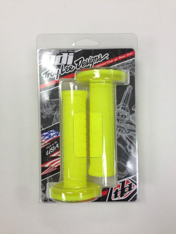 Find NEW ODI TROY LEE DESIGNS NEON YELLOW MX GRIPS DIRT BIKE RENTHAL ...