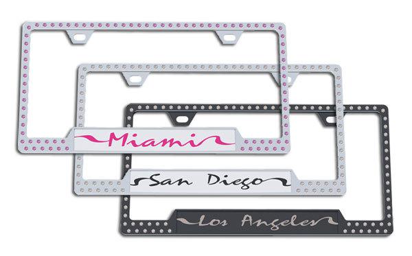 Sell License2Bling Swarovski Crystals City License Plate Frames - 8425 ...
