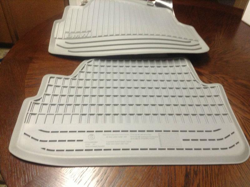 Sell BMW All Weather Rubber Floor Mats (REAR) for 1 Series, E82, 2008 ...