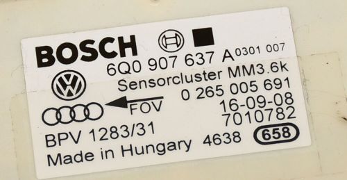 Sell Rotary rate sensor 6Q0907637A Polo 9N original Bosch - in Sanitz ...