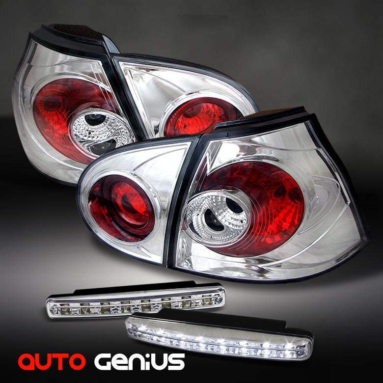 Sell 06-09 VW RABBIT/GTI/R32 MK5 CHROME ALTEZZA TAIL LIGHTS + DAYTIME ...