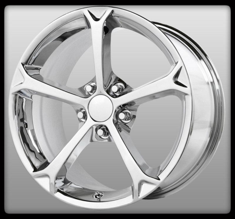 Sell 17" X 8.5" WHEEL REPLICAS V1162 GRAND SPORT CHROME CORVETTE 5X4.75 ...