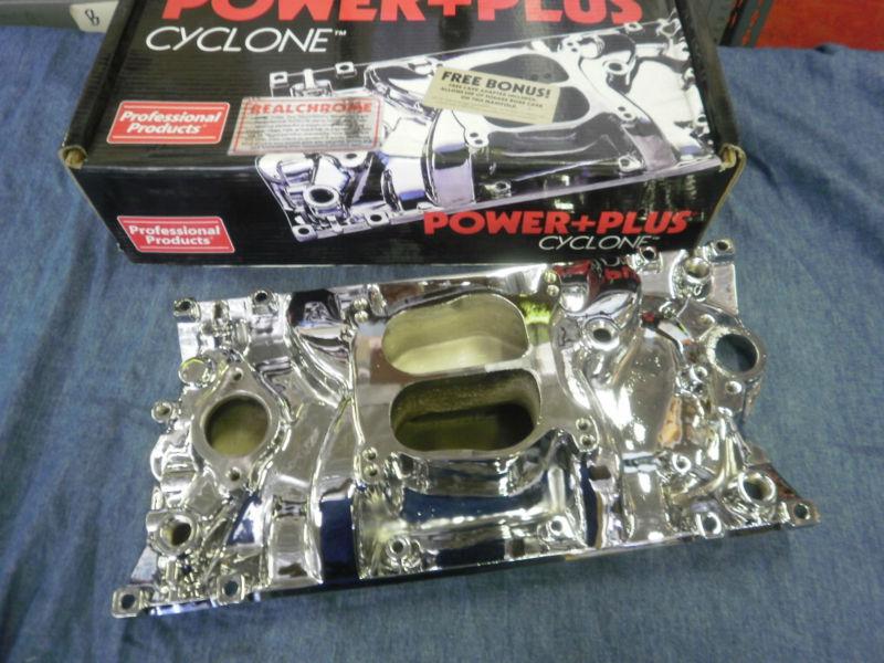 Sell Small Block Chevy CYCLONE Vortec V8 Intake Manifold - Chrome ...