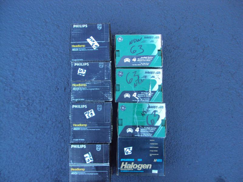 Purchase H4651 Halogen Headlights; 1 Sylvania; 4 Phillips; 3 GE REDUCED ...