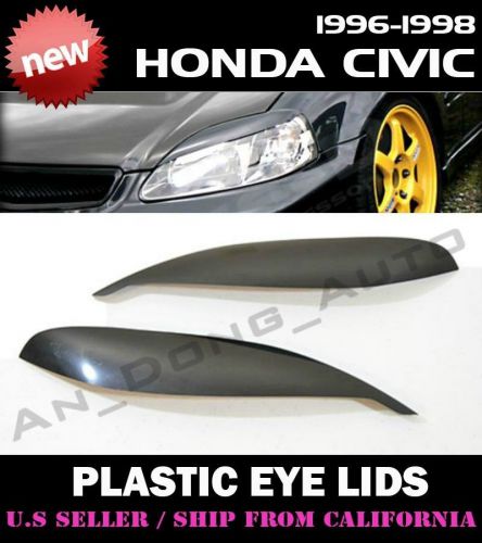 Purchase ** 96 97 98 Honda Civic HEADLIGHT EYELIDS EYE LIDS COVER (ABS ...