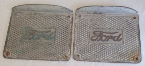 Purchase Vintage Pair of Cast Brass Model T Ford Running Board Step ...
