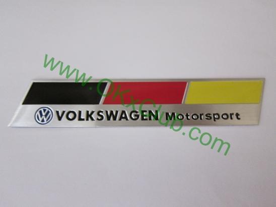 Purchase VW VOLKSWAGEN Motorsport Emblem Badge Sticker Decal 13 x 2.5cm ...