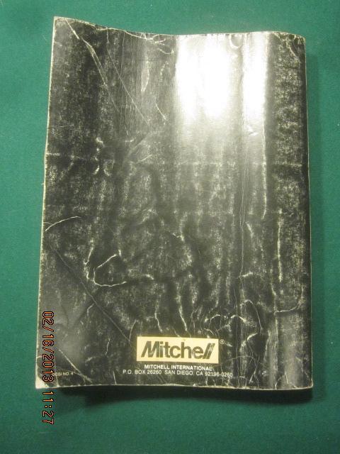 Purchase Mitchell Collision Estimating Guide Imported Older Models ...