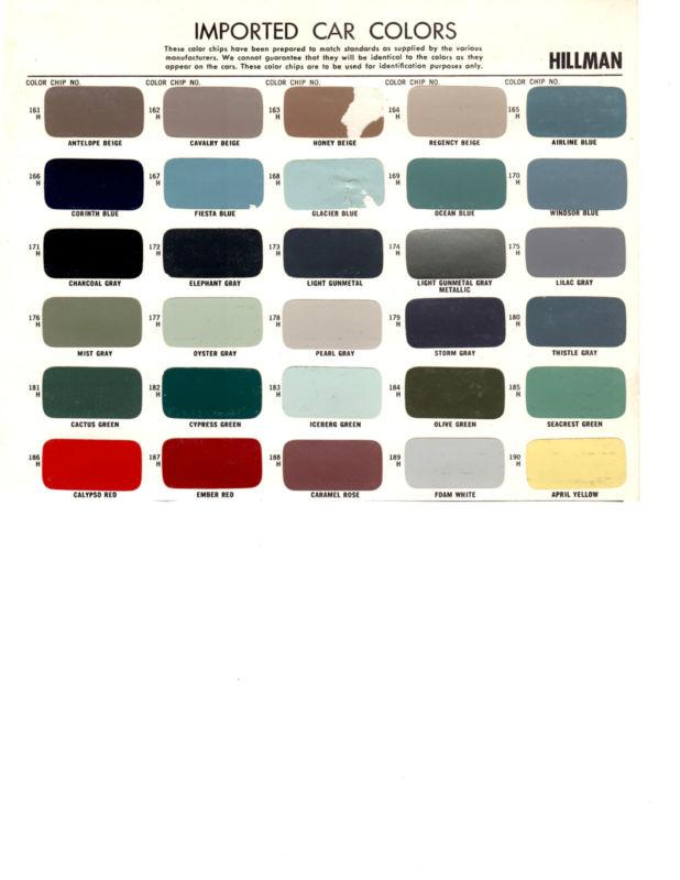 Purchase 1956 1957 1958 1959 1960 1961 1962 1963 1964 SUNBEAM ROOTES ...