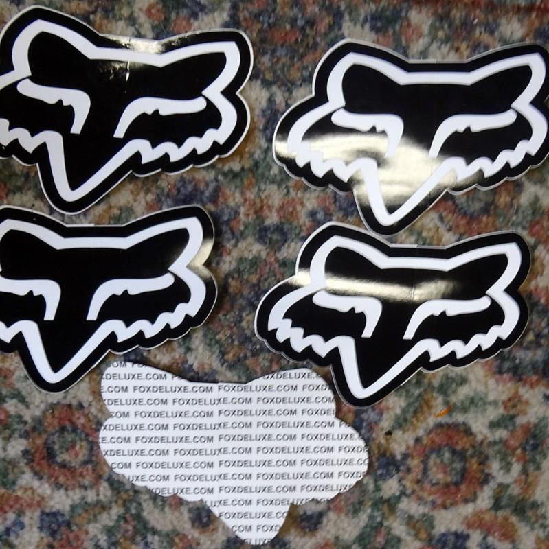 Purchase 5 Fox Racing Decals Stickers FoxDeluxe AUTHENTIC NEW in Willow ...