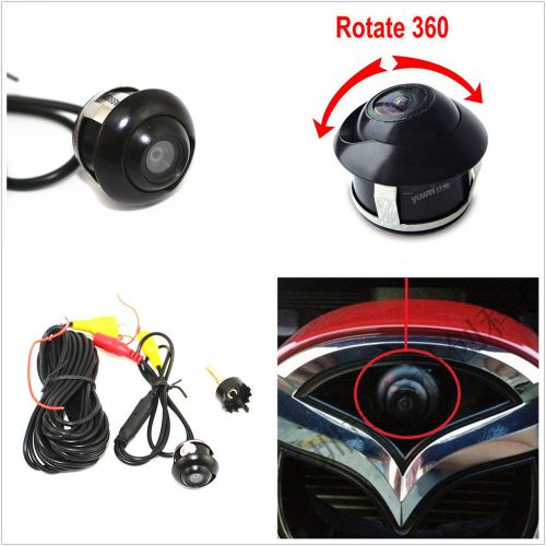 Buy 360° Rotatable Auto Car Front/Side/Rear View Backup Reverse Wide ...