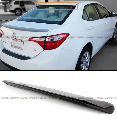 Buy JDM SPORT STYLE REAR ROOF WINDOW SPOILER VISOR WING FOR 2014-2016 ...