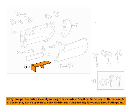 Buy Lexus TOYOTA OEM 10-15 RX350-Glove Box Assembly Plate 5551248040 in ...