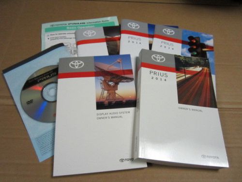 Buy 2014 TOYOTA PRIUS OWNERS MANUAL W/ NAVIGATION SYSTEM INFORMATION ...