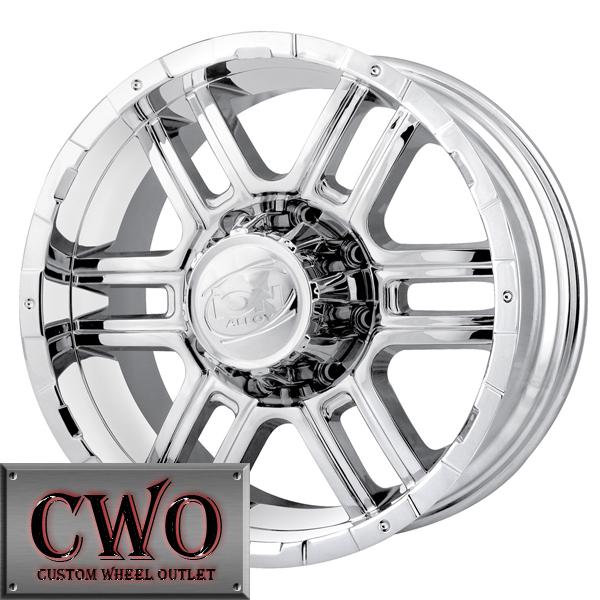 Buy 16 Chrome Ion Style 179 Rims 8x165.1 8 Lug Chevy GMC 2500HD Dodge ...