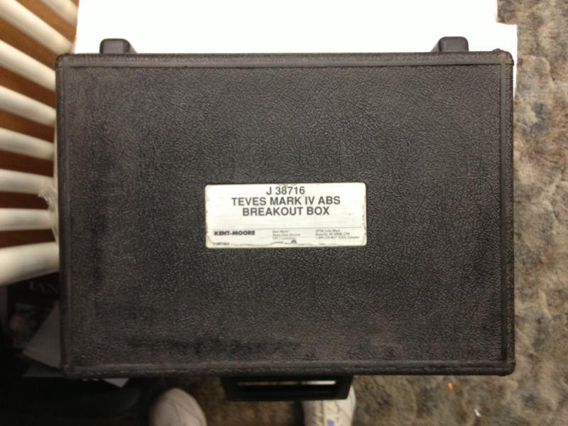 Buy KENT MOORE Tools Teves Mark IV ABS Breakout Pinout Box 38716 J ...